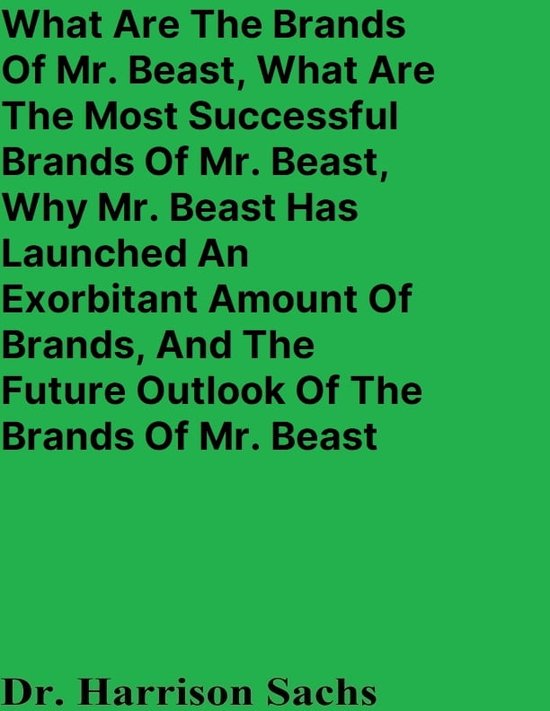 What Are The Brands Of Mr. Beast, What Are The Most Successful Brands ...