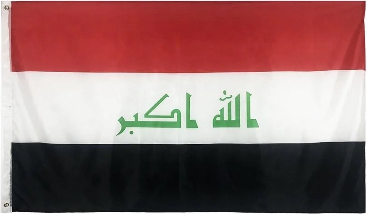 VlagDirect - Irakese vlag - Irak vlag - 90 x 150 cm. | bol.com