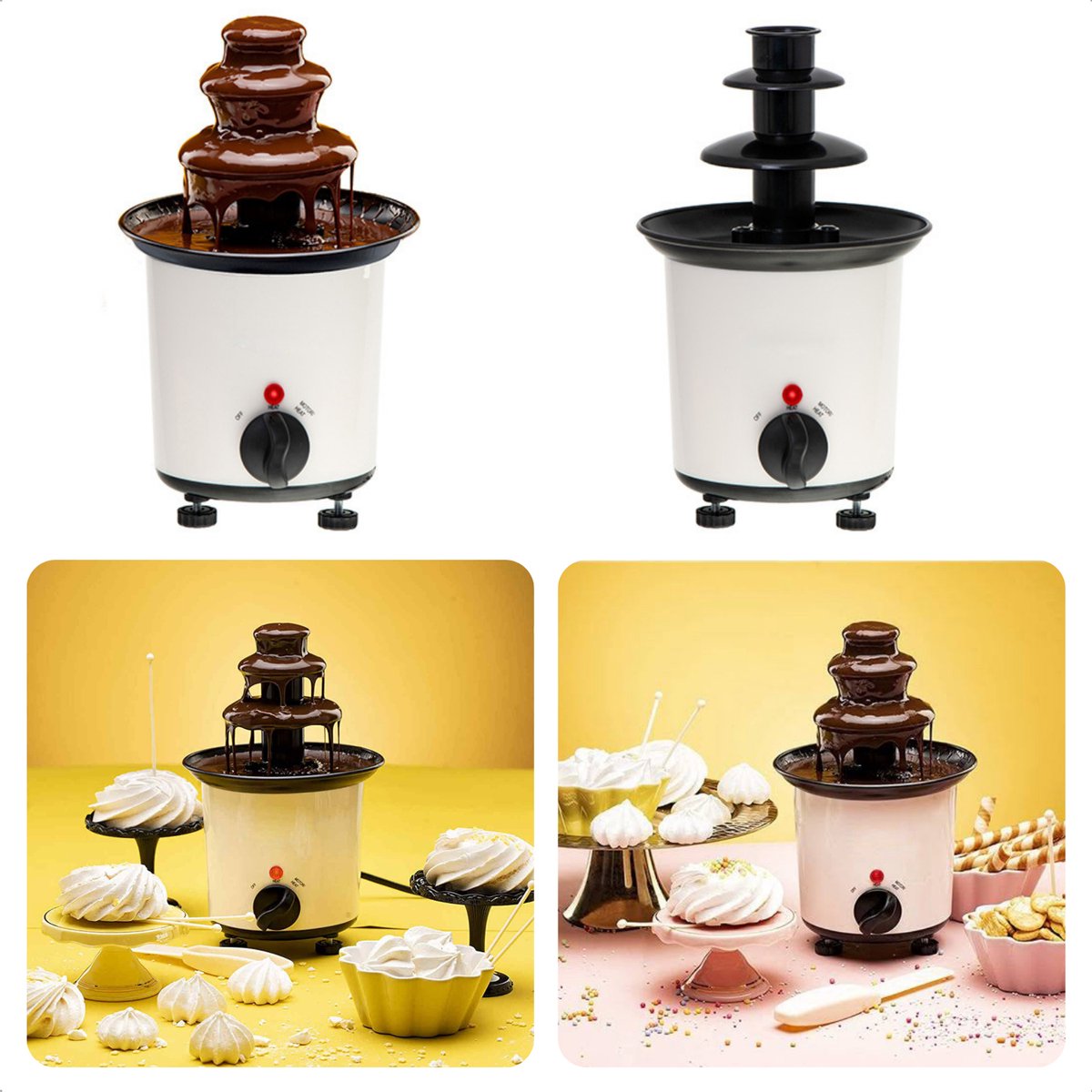 Fontaine à Chocolat Cheqo® - Fontaine à Chocolat - Fondue au Chocolat ...