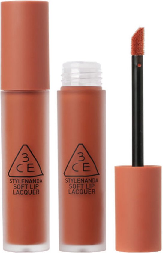 3CE - Soft Lip Lacquer - Tawny Red | bol