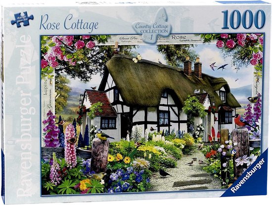 Ravensburger legpuzzel Rose Cottage 1000 stukjes | bol.com