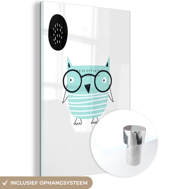 MuchoWow® Glasschilderij 120x180 cm - Schilderij acrylglas ...