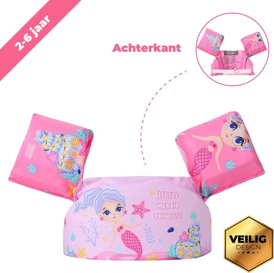 Zwemvest kinderen - Puddle Jumper Deluxe - Little Princess - 14 tot ...
