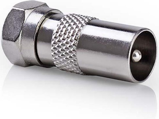 Coax verloopstekker - F-connector - Allteq | bol