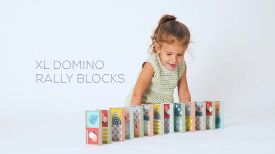 Taf Toys - Dominospel peuters - XL Domino Rally Blocks | Games | bol