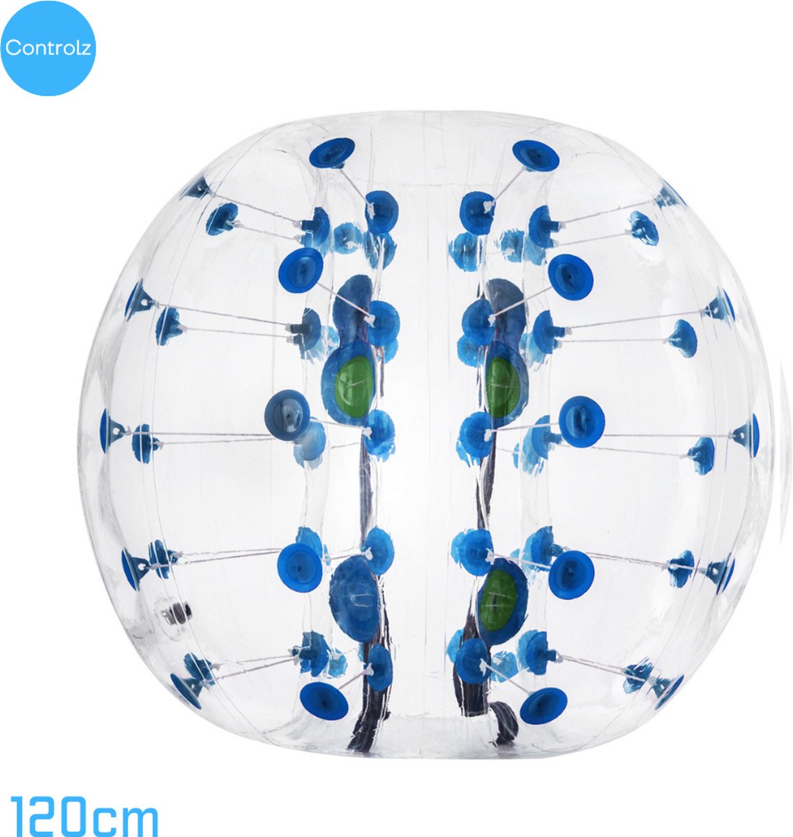 Bubbelbal - Bubbel Voetbal - Bubble Bal - 120cm - Blauw | bol.com