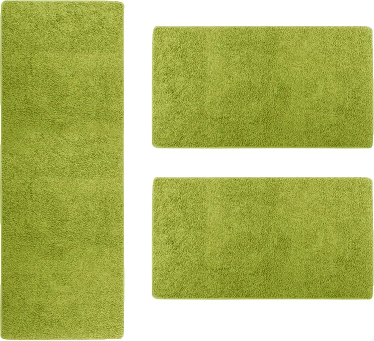 Karat Slaapkamen vloerkleed Sphinx - Groen - 1 Loper 67 x 240 cm + 2 Loper 67 x 140 cm | bol.com