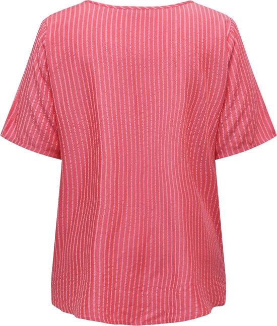 ONLY CARMAKOMA CARPENNA SS BLUE TOP WVN Dames Top - Maat 46 | bol