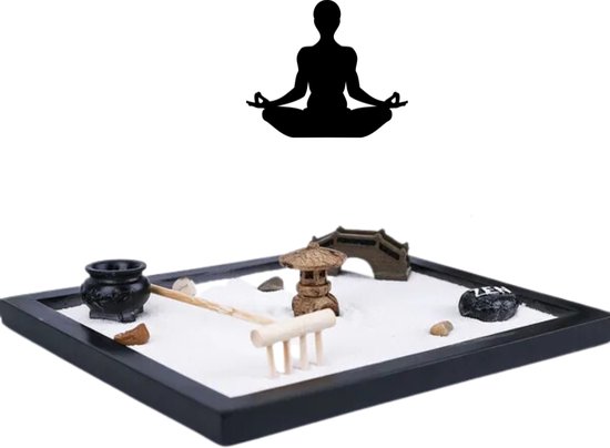Mini Zentuin - Japans Zentuintje - Zen Garden met Harkje ...