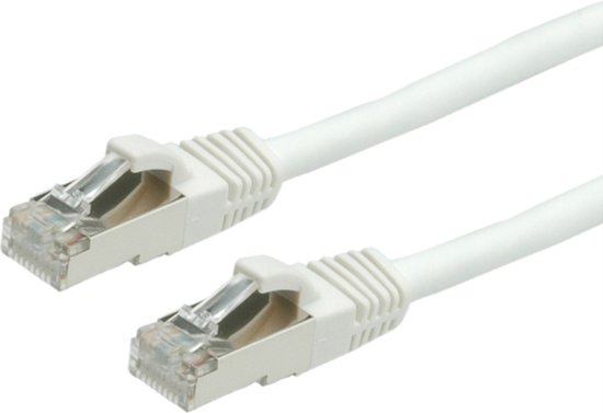 VALUE Patchkabel Cat.6 (Class E) S/FTP (PiMF), LS0H, wit, 3 m | bol