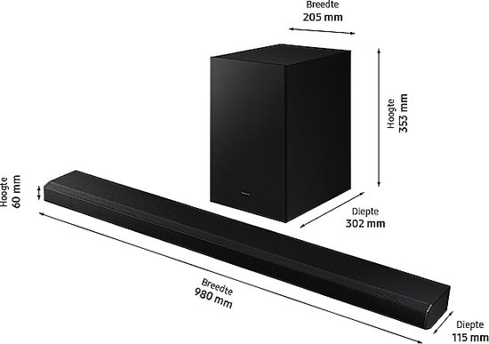 SAMSUNG HW-Q700A/ZG Soundbar met subwoofer | bol