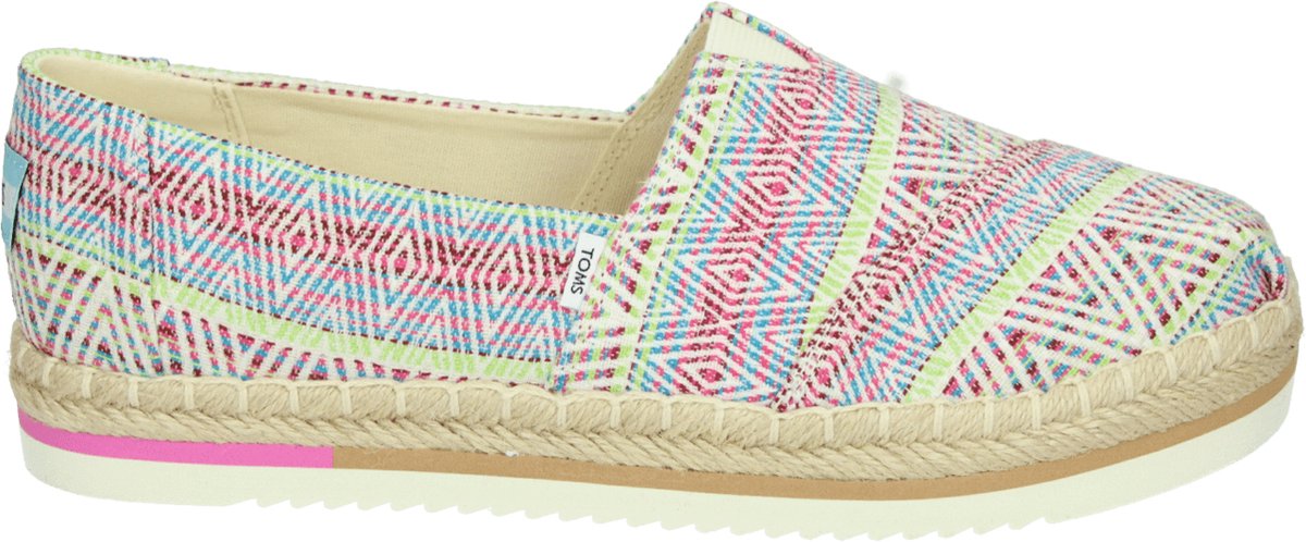 TOMS Shoes ALPARGATA PLATFORM ROPE - Volwassenen Instappers - Kleur ...
