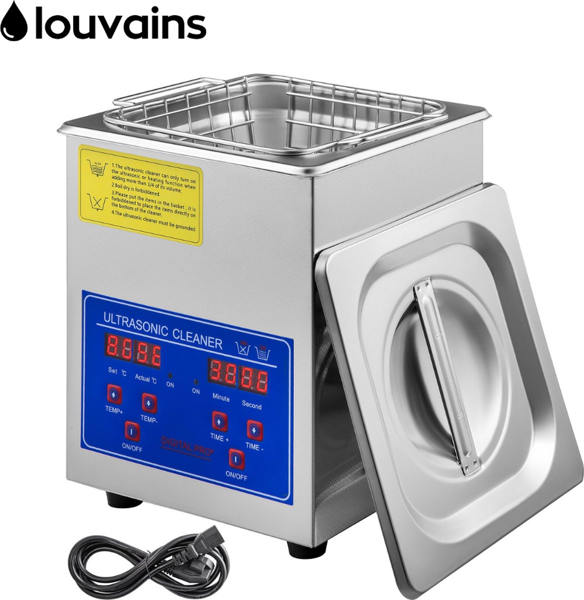VEVOR ® Ultrasoon Reiniger - 2L - Ultrasoon Reinigingsapparaat ...
