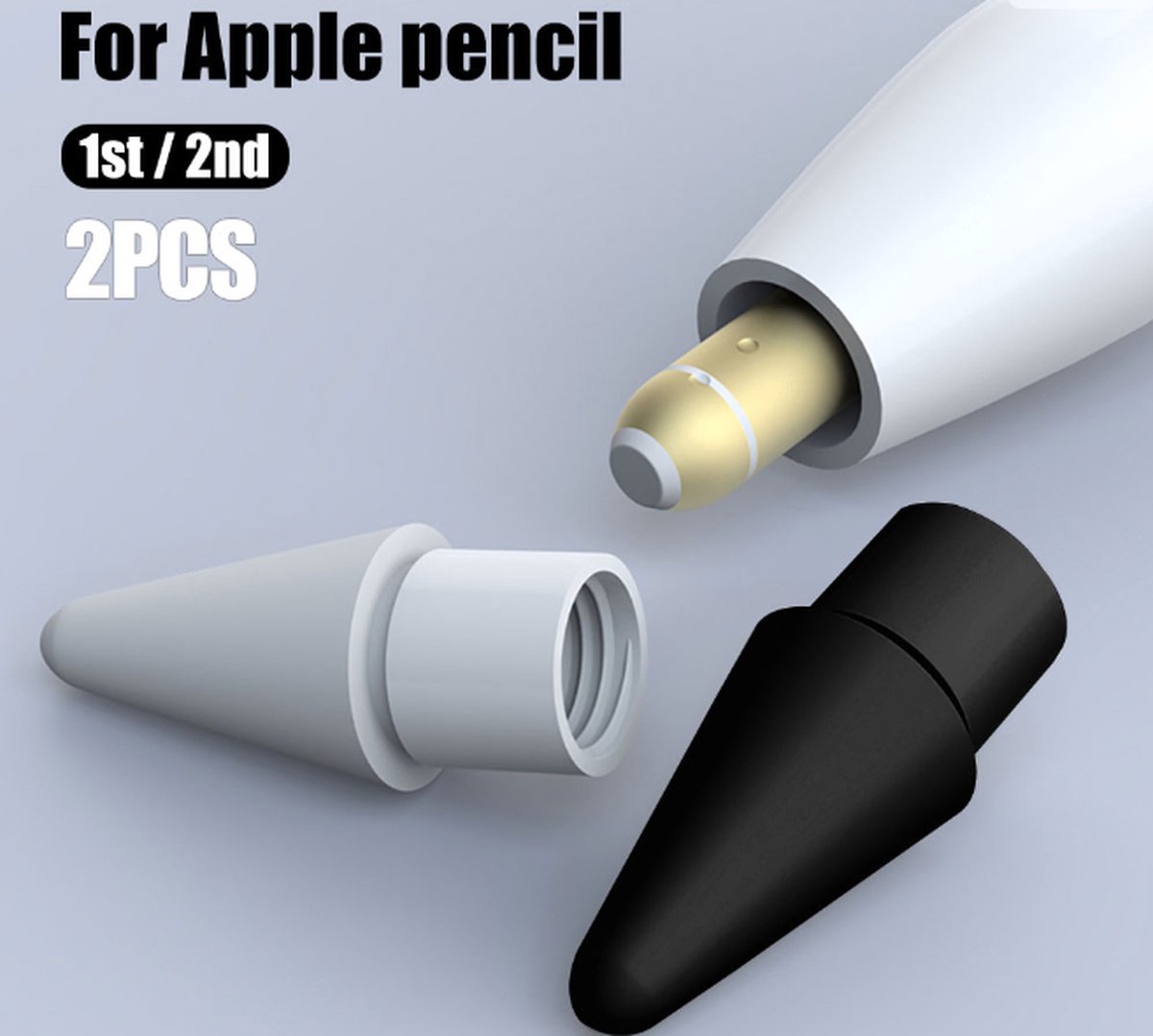 Vervangende punt voor Apple Pencil 1/2 - 2 stuks - Apple Pencil Punt ... Vervangende punt voor Apple Pencil 1/2 - 2 stuks - Apple Pencil Punt ...