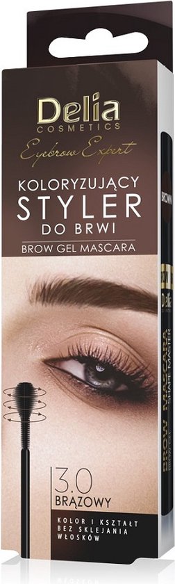 Eyebrow Expert Brow Gel Mascara kleurende wenkbrauwstyler 3.0 Bruin 11ml | bol.com