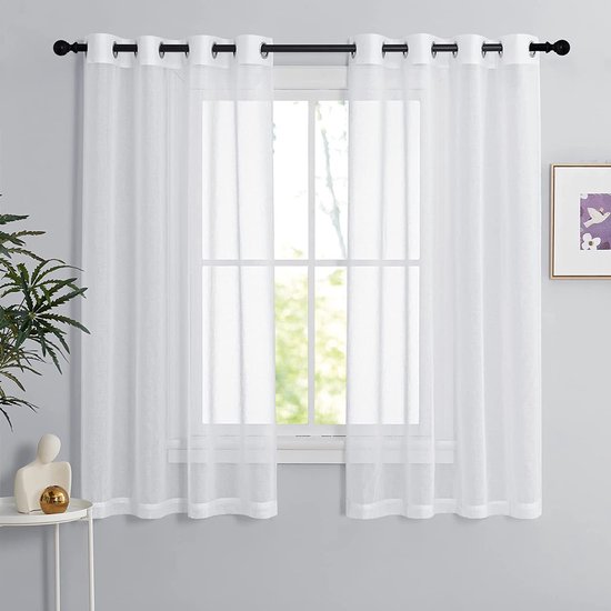 Premium Vitrage – Woonkamer Raam Accessiores – Curtains – Voile | bol