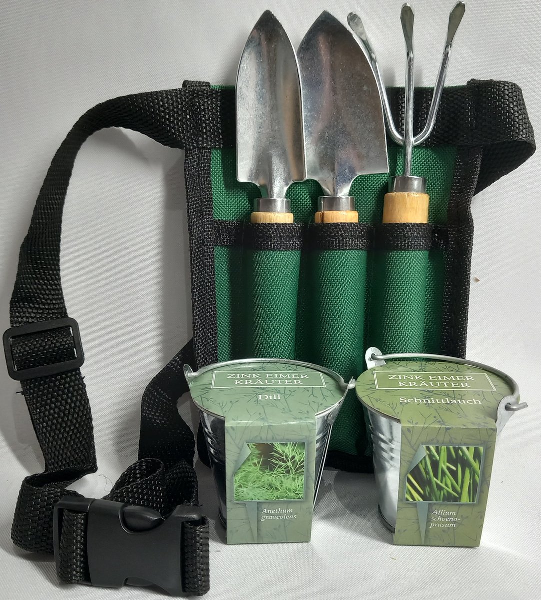 Tuinier Mini Set - 3 Delig - In Heuptas - Tuingereedschap - Houten ...