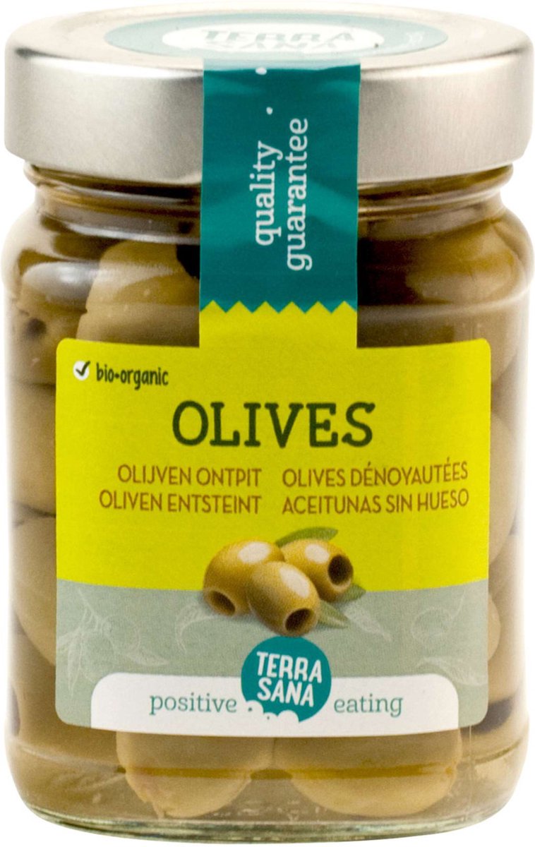 TerraSana Groene olijven bio (230g) NL-BIO-01 | bol