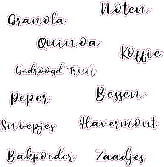 Voedselopslag Stickers Set 2 - Organisatie - Keuken - Etiketten ...