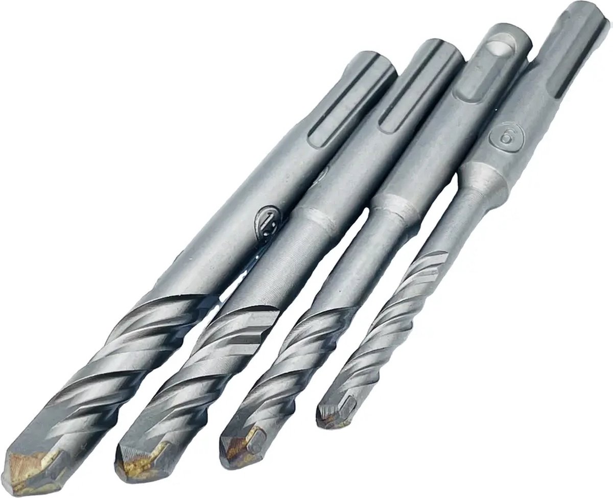 7 Delig - Beton Boor Set - SDS Plus Boorbits - 110mm - Hoogwaardig en ...