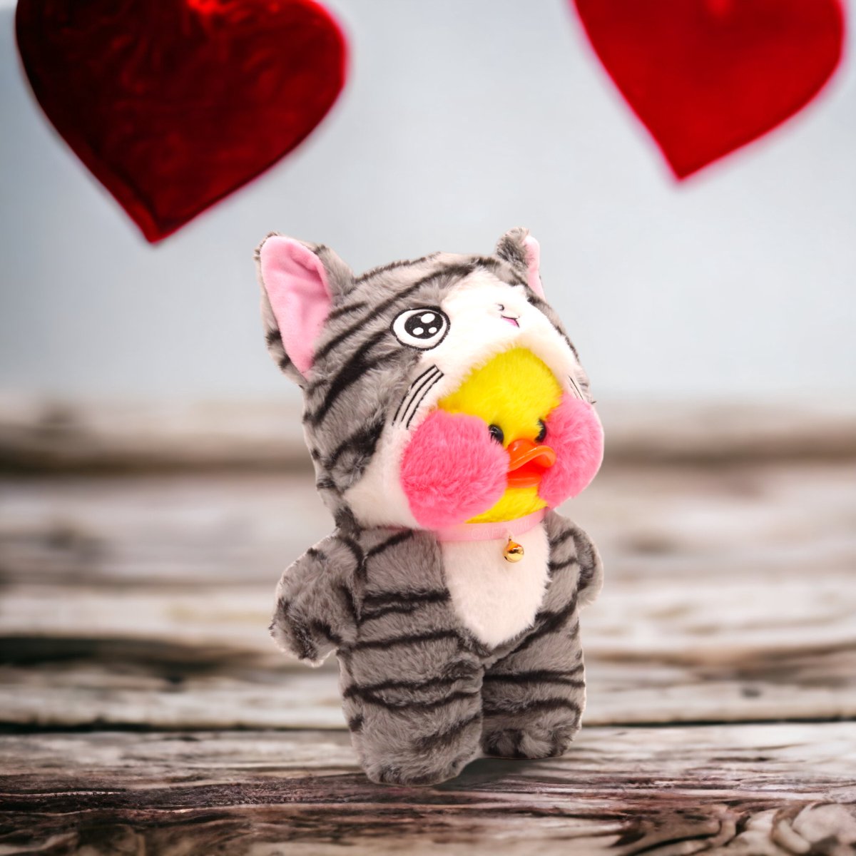 Klikkopers® - Paper Duck Knuffel - Kat Editie - 30cm - Paper Duck ...