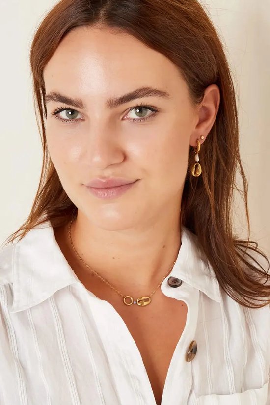 Summer shell ketting - fanciy.nl - 18K - gold plated - waterproof ...
