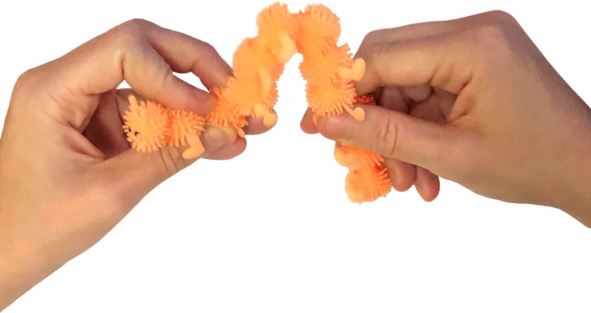 Twiddle Crawlerz - Squish n' Stretch - BlastOff Orange - Fidget Toy ...