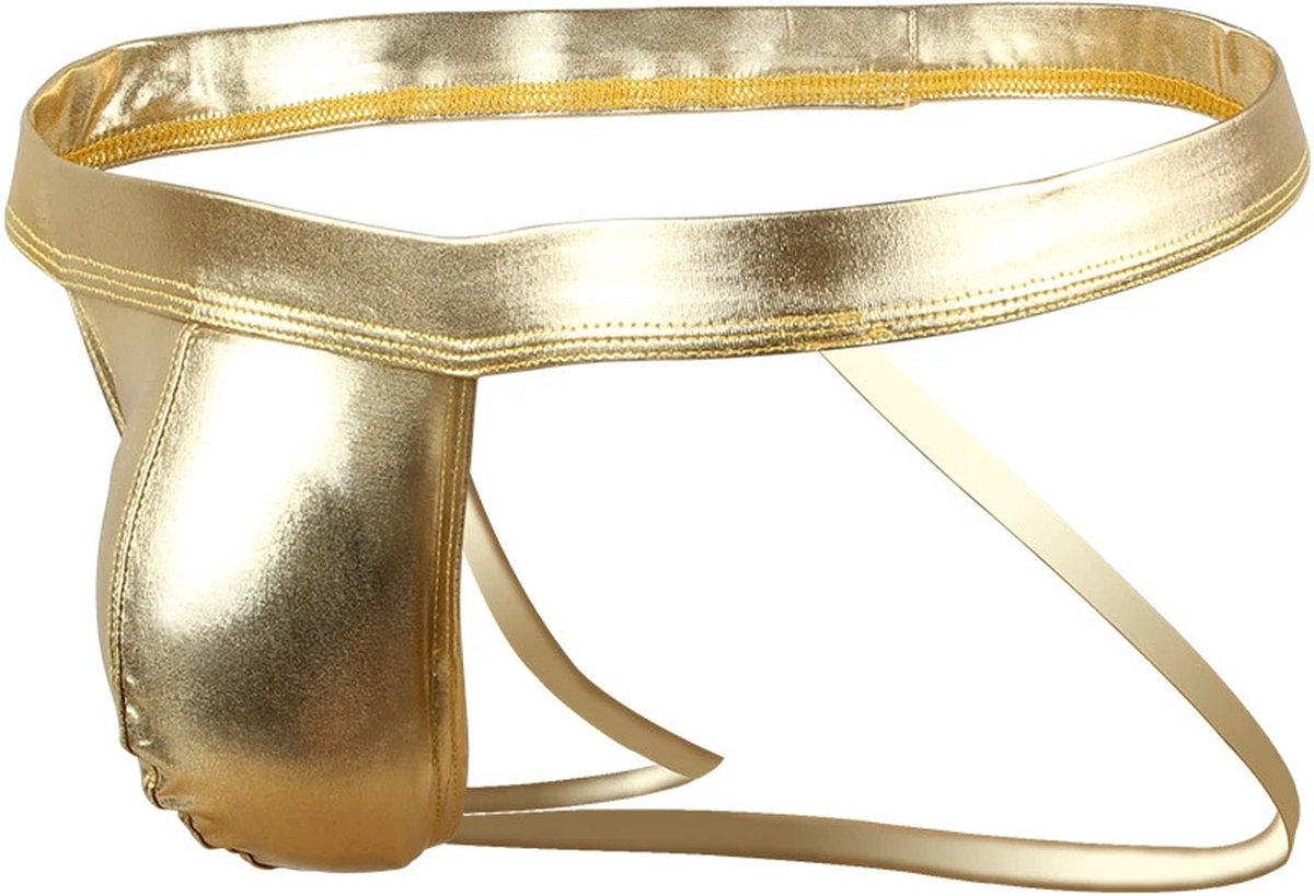 Jockstrap Heren-sexy-erotisch-open billen-goudkleur-mannen lingerie | bol.com