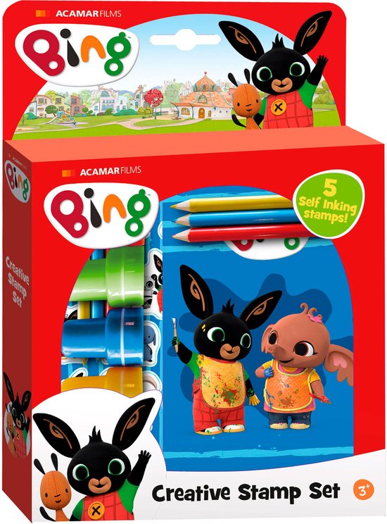 Bing stempelset - Bing stickers - Bing stampset - Potloden en stickers ...