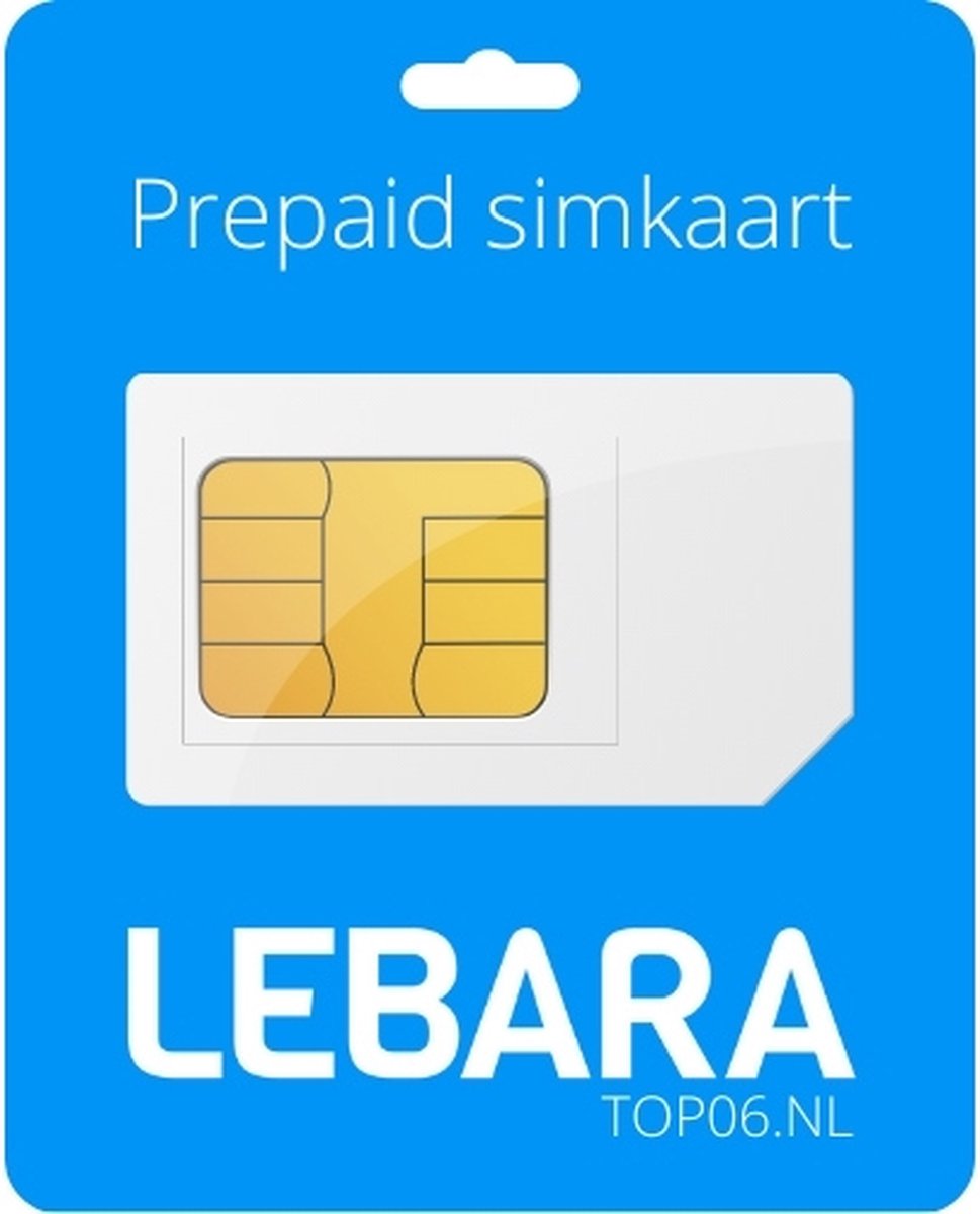 Simkaart prepaid met €5 en 200MB beltegoed | KPN netwerk | inclusief ...