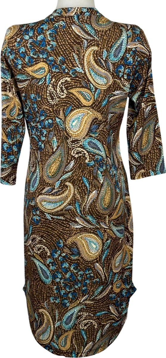 Angelle Milan - Travelkleding voor dames - Multikleur pauw blauw/geel ...