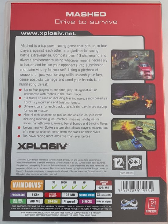 Mashed XPlosiv (2004) /PC | Games | bol