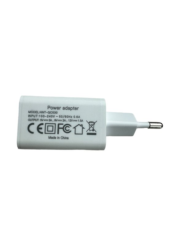 USB Oplader, Quick Charge 3.0 Snel oplaadblok Wandoplader Blokje Kopje ...