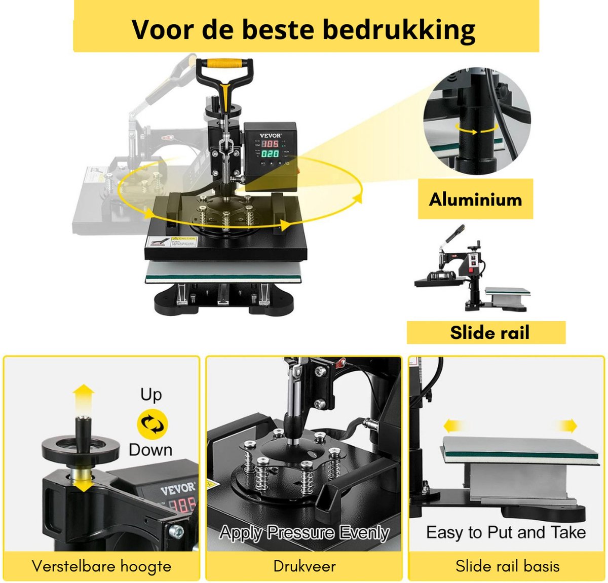 Novoz Transferpers - Drukmachine - Hittepers - Drukpers - Heat Press ...