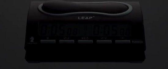 Leap Chess Clock PQ9903A - Horloge d'échecs numérique - Minuteur d'échecs... | bol