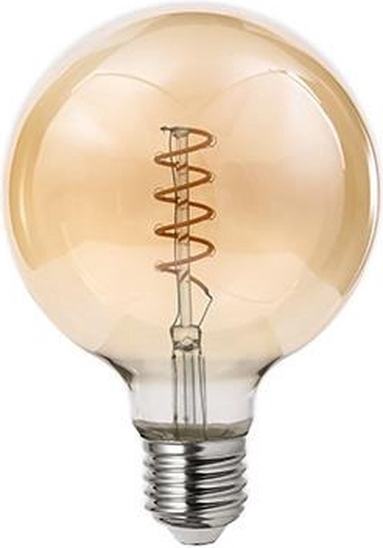 E27 filament lamp - Dimbaar - Extra warm wit - 250 Lumen - 4W - G95 | bol