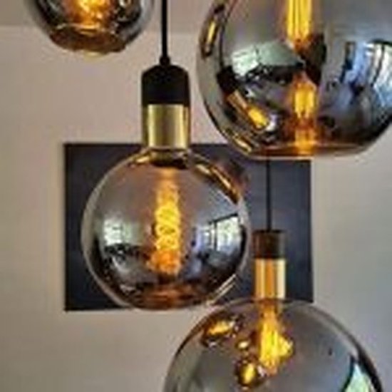 Hanglamp | Goud | 5-oneven bollen | bol