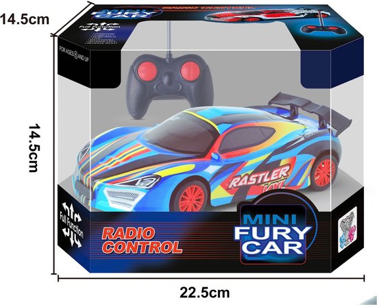 R/C Mini Fury auto 1/24 27mhz | bol