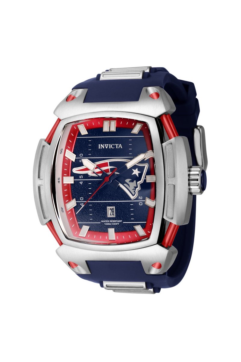 Invicta NFL - New England Patriots 42821 Quartz Herenhorloge - 53mm ...