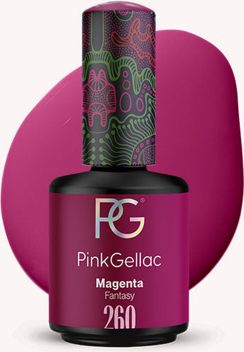 Pink Gellac - Magenta - Gellak - Vegan - Roze - Glanzend - 15ml | bol.com
