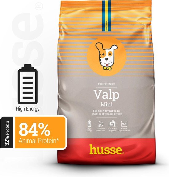 Husse Valp Mini - Puppyvoer Droogvoer, Puppy Voer, Hondenvoer Droog ...