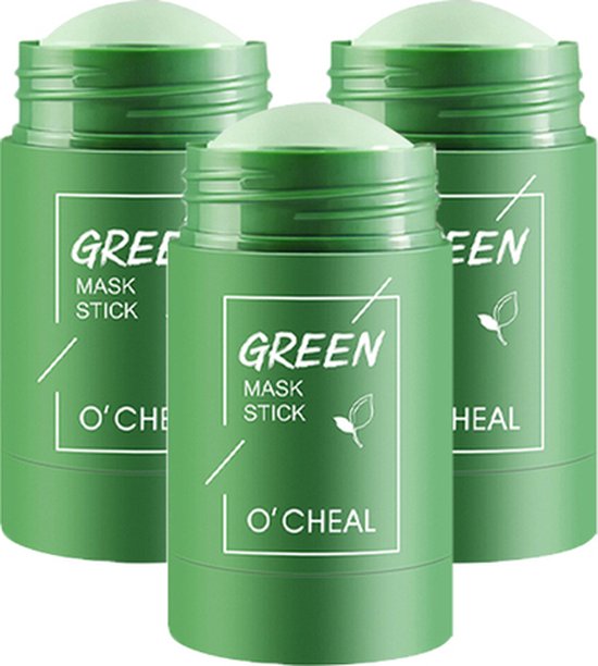 -Acne-Stift-Masker-Schoonheid-Beauty-Mask-O'çheal-GreenTea-Oil Solid ...