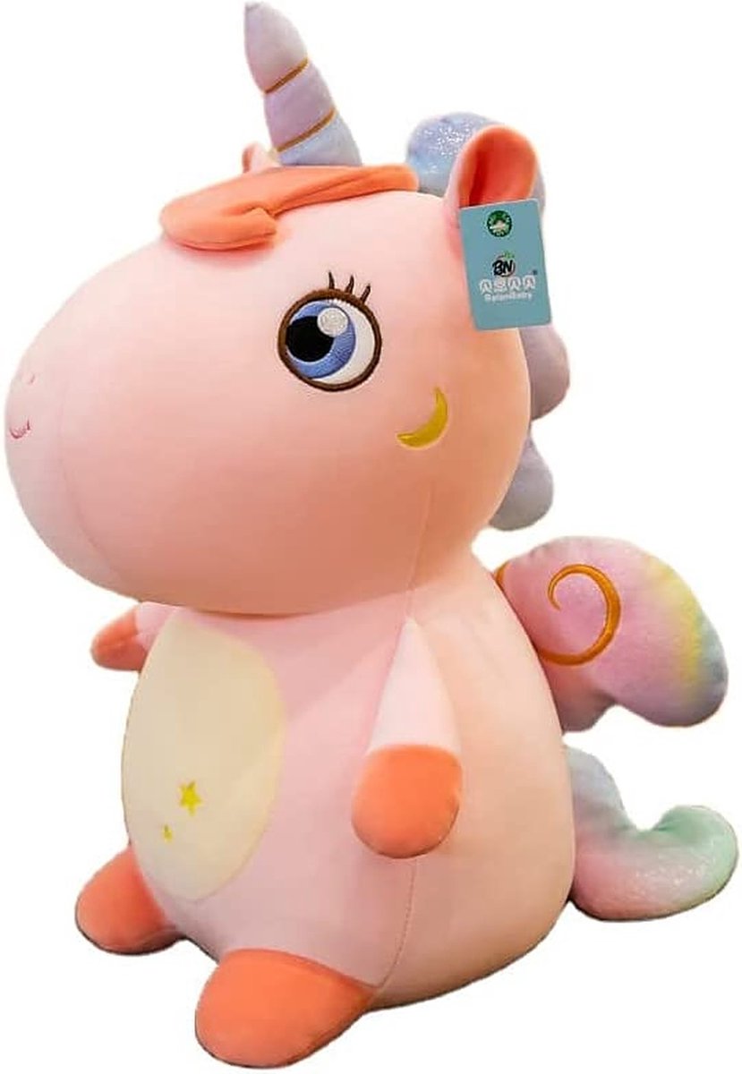 Unicorn Knuffel Roze - 60 cm - Grote knuffel - Eenhoorn knuffel roze ...