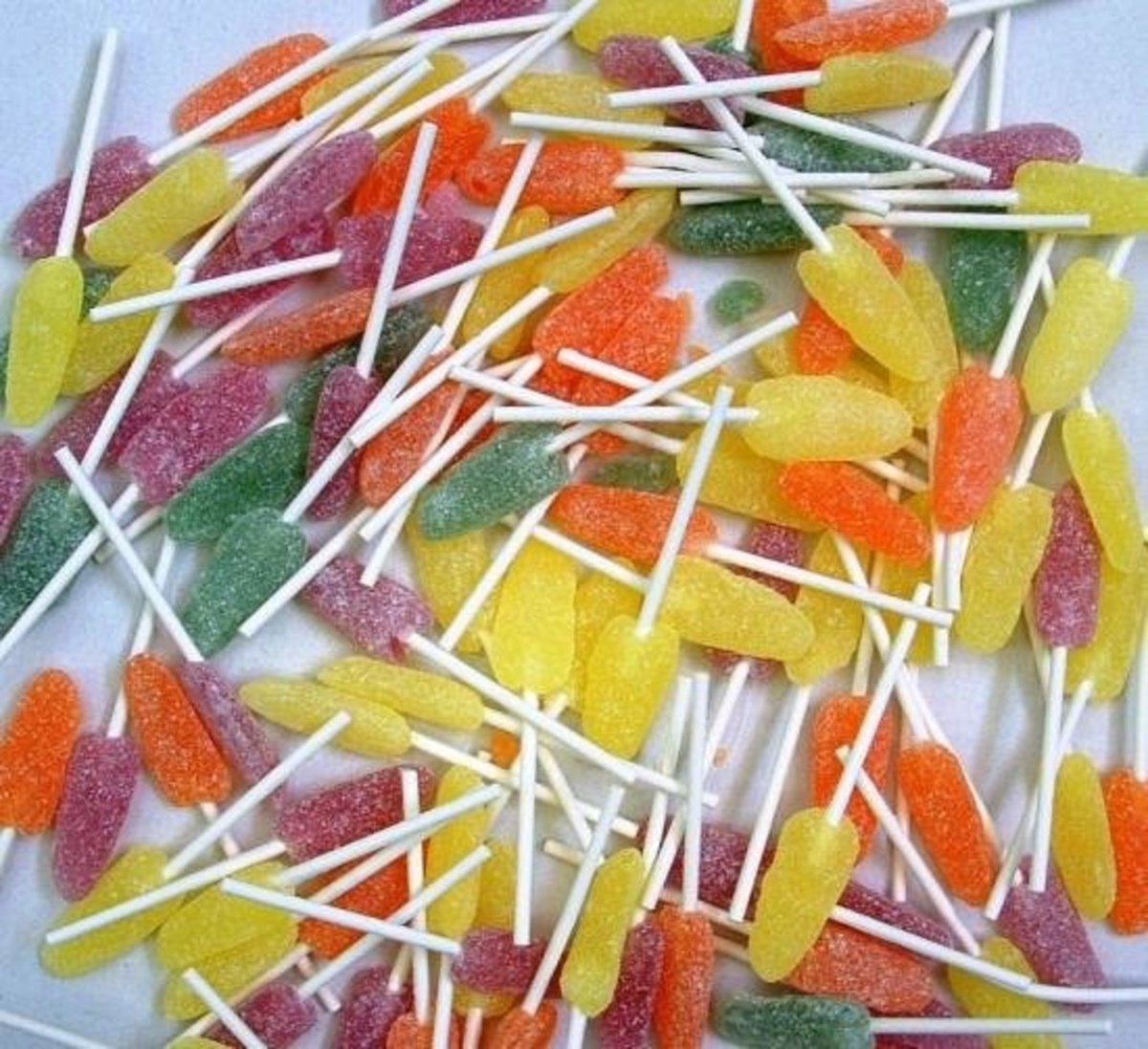 Mini fruit lolly's- 2 kg- 500stuks lolly's 4g- likbits - oud snoepgoed ...