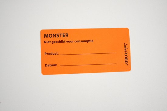 LabelLord | HACCP Stickers | Monster Label R100 | Aqualabel | 250 ...