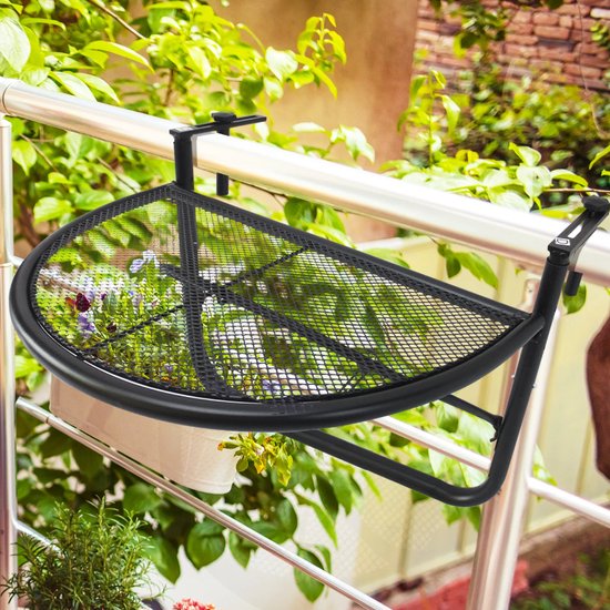 Medina Elon Balkontafel - Hangende Tafel - In Hoogte Verstelbaar ...