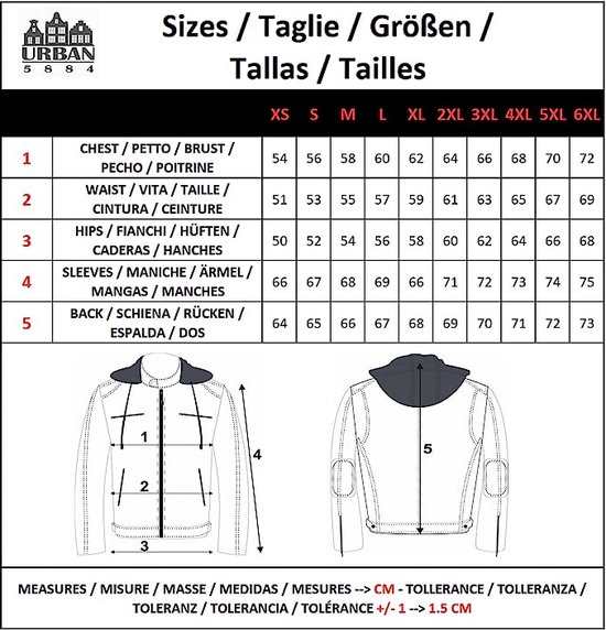 Urban 5884® - Fifty Eight – Black edition - Heren Motorjas – Rundleer ...