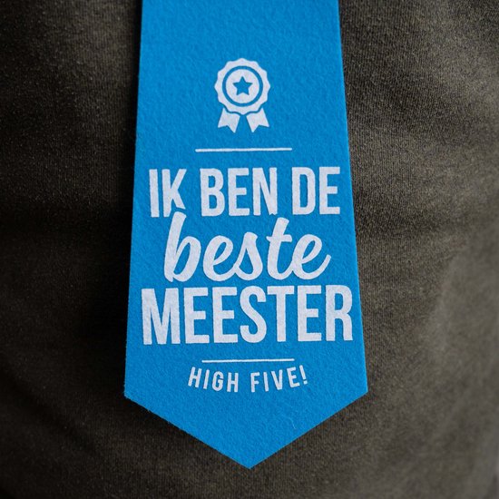 Miko stropdas - Cadeaus meester verjaardag - Einde schooljaar - 38 x 10 x 1 cm | bol