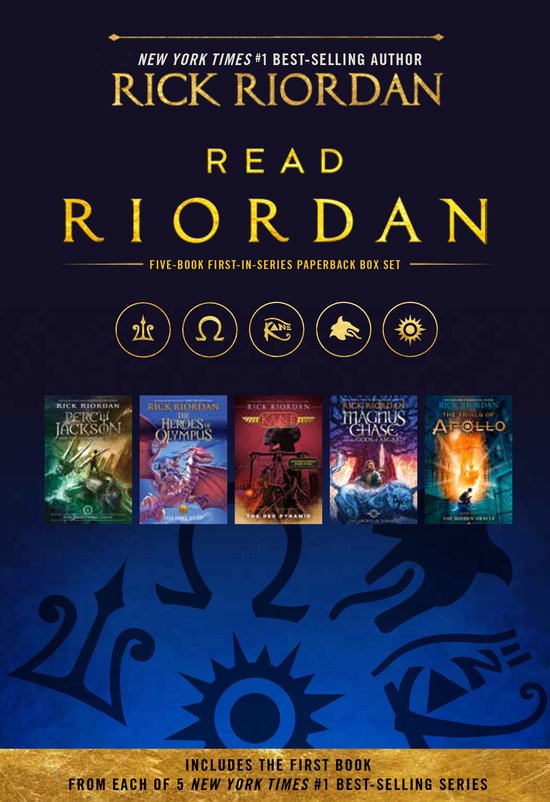 Percy Jackson & the Olympians- Read Riordan, Rick Riordan ...