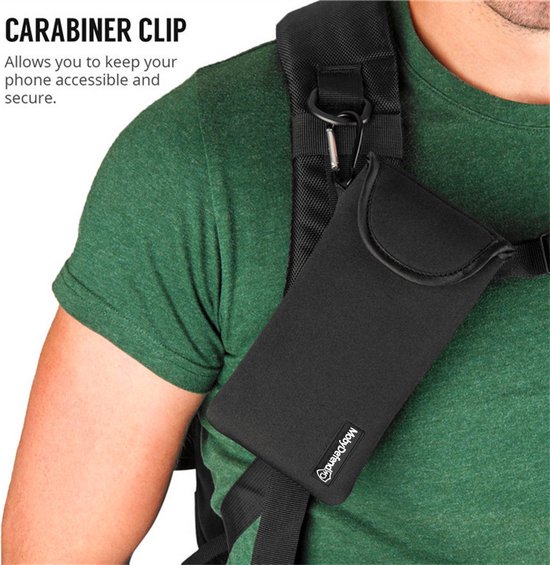 Hoesje voor Xiaomi Redmi Note 12 5G - MobyDefend Neopreen Pouch Met ...